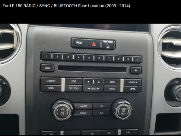 F150 Radio Not Working