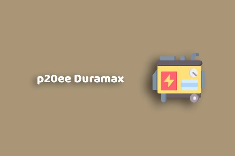 P20EE Duramax Code: Causes, Symptoms, and Fixes